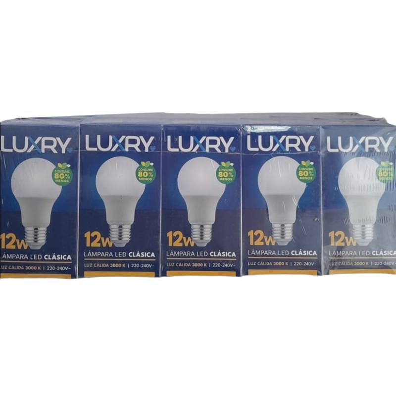 Pack 10 lamparas Led 12W Luz cálida - LUXON LAMPARAS - Megatone