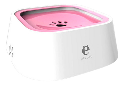 Bebedero Antiderrame Antideslizante Perros Y Gatos Rosa - ELS PET ...