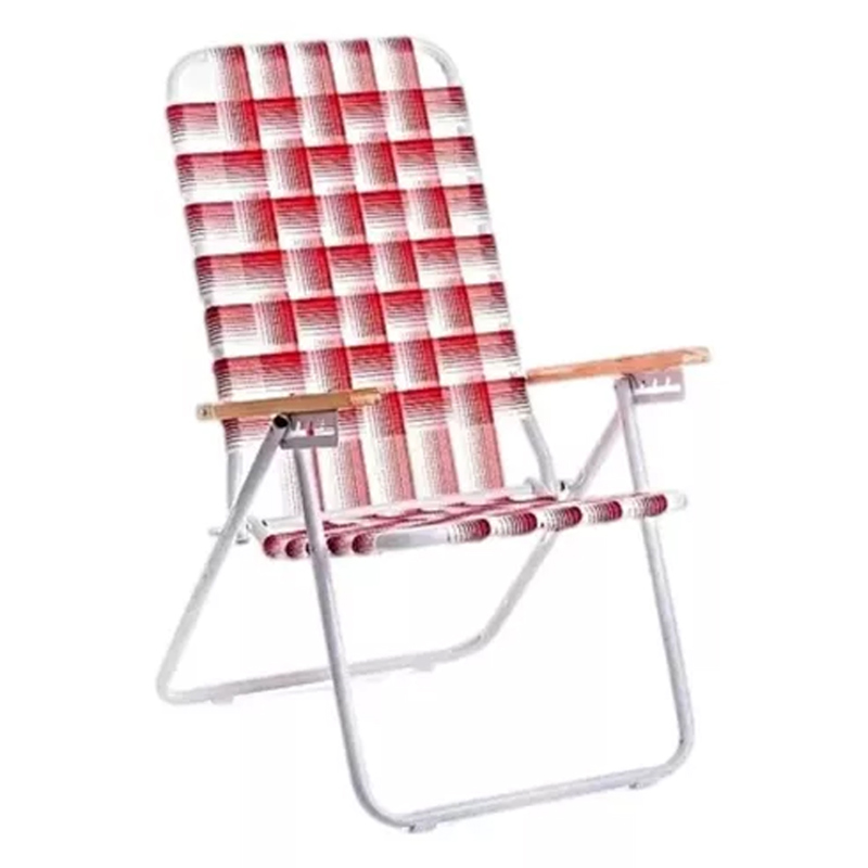 Reposera 5 Posiciones Avelino Brazos De Madera 1001 Roja - AVELINO ...