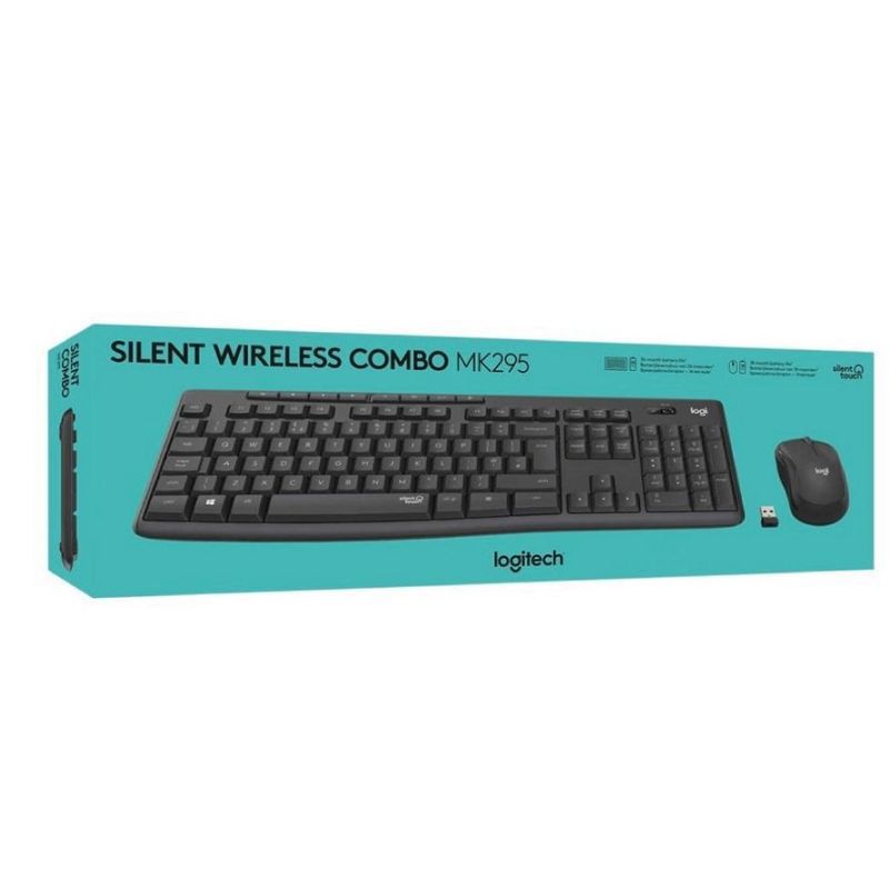 Combo Teclado y Mouse Logitech MK295 Negro - LOGITECH MOUSE, TECLADO Y ...
