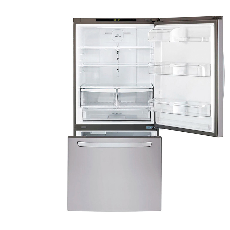 Heladera LG Freezer Inferior 545 litros Acero Inoxidable Smart Inverter ...