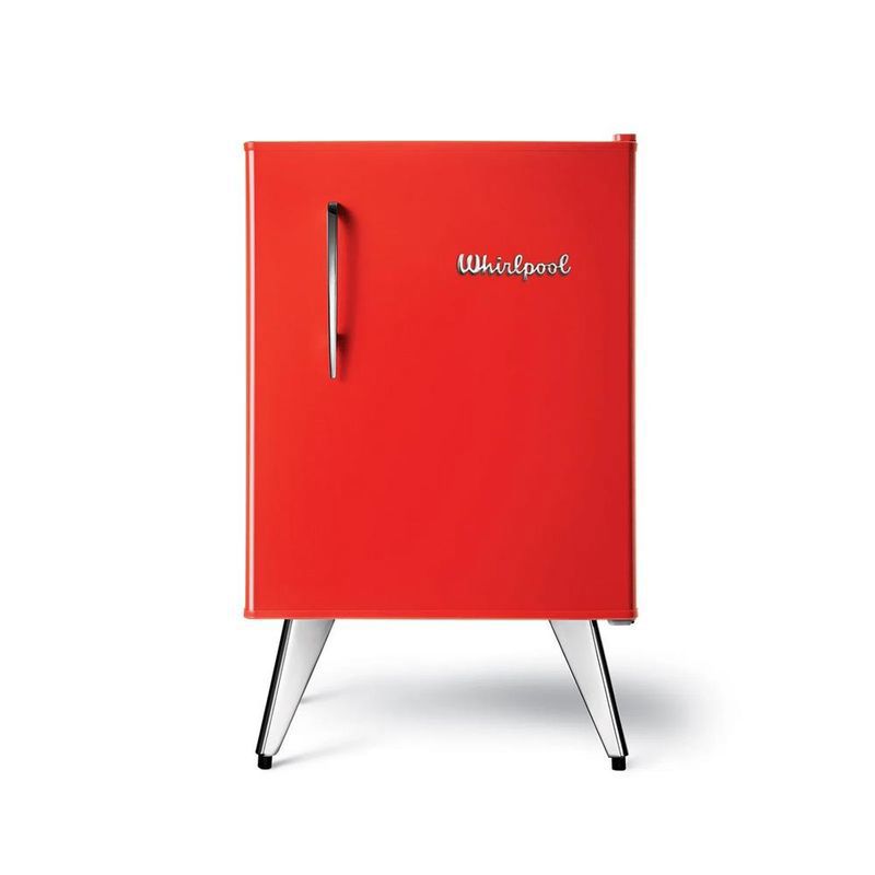 HELADERA WHIRLPOOL WRA08BVDIM 76L COMPACTA VINTAGE CLASE A ROJA ...