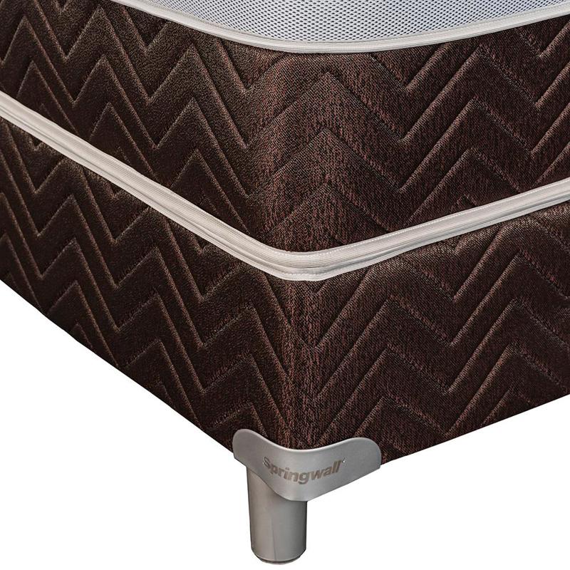 Sommier y Colchón Resortes Pocket Springwall Maximus Viscoelástico ...