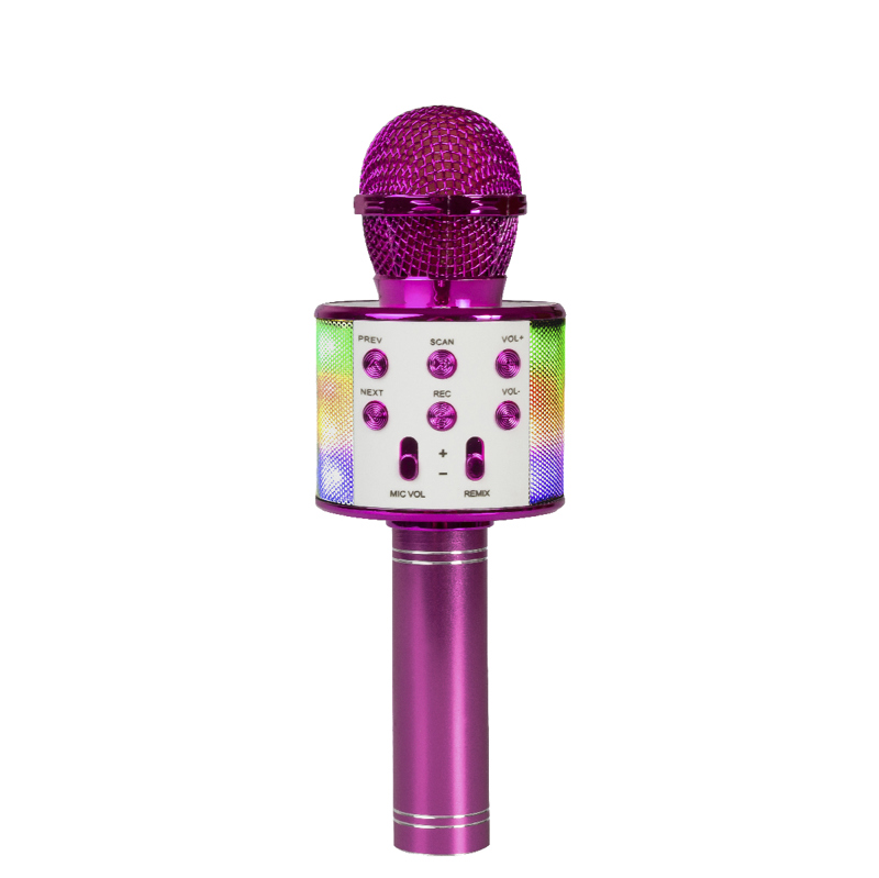 Microfono Inalámbrico Karaoke Suono Parlante Musical Bluetooth Fucsia ...