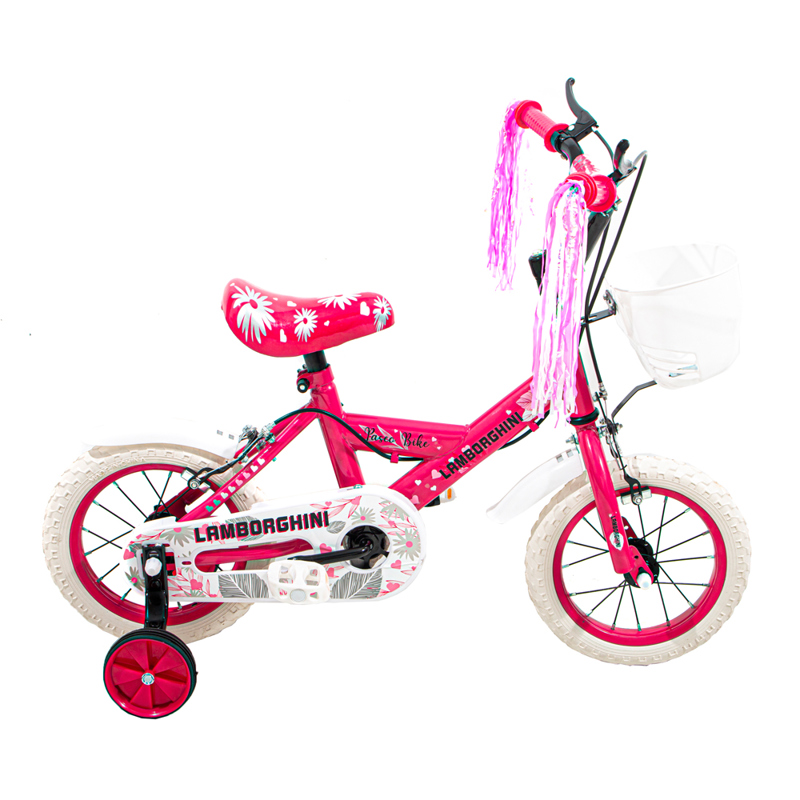 Bicicleta Infantil Lamborghini Rodado 12 Rosa - LAMBORGHINI BICICLETAS ...