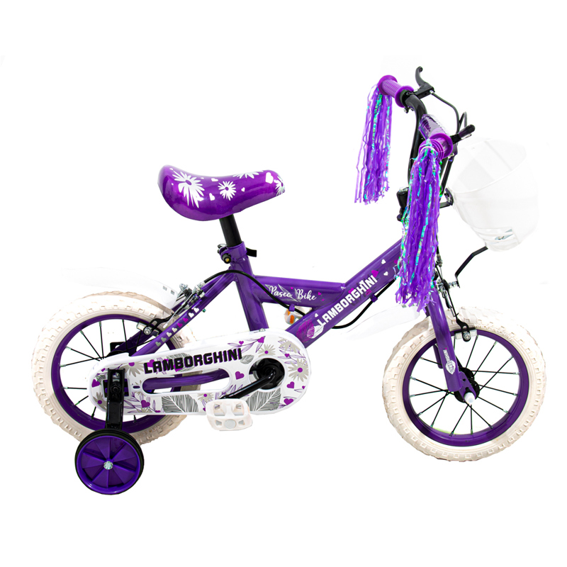 Bicicleta Infantil Lamborghini Rodado 12 Violeta - LAMBORGHINI ...