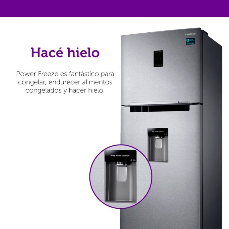 Heladera Samsung Rt38 Rt38k5932sl 380lt Inverter No Frost - SAMSUNG ...