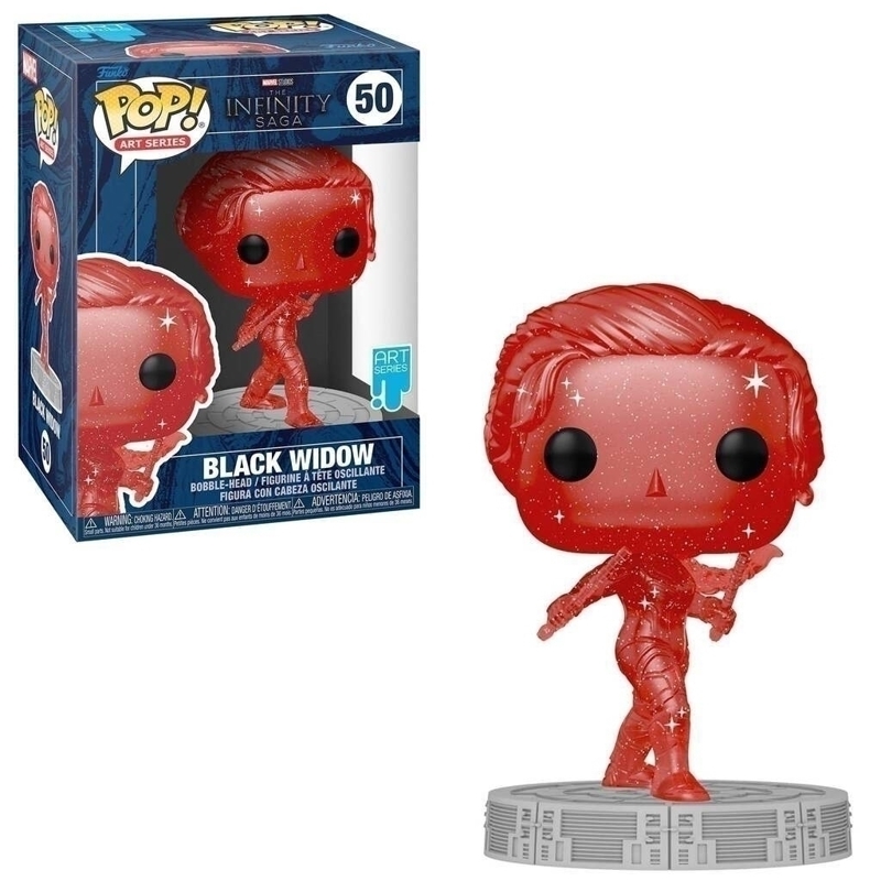 Funko Black Widow Red (50) - Artist Series: Infinity Saga - FUNKO ...