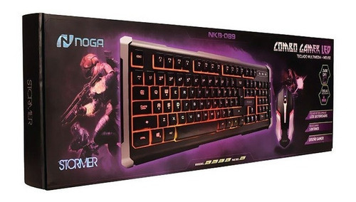 Kit Teclado Y Mouse Gamer Noga Nkb-089 Retroiluminado Led - NOGA ...