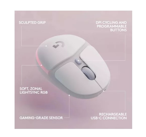 Mouse Gamer Logitech G705 Aurora Rgb Bluetooth Wireless Usb - LOGITECH ...