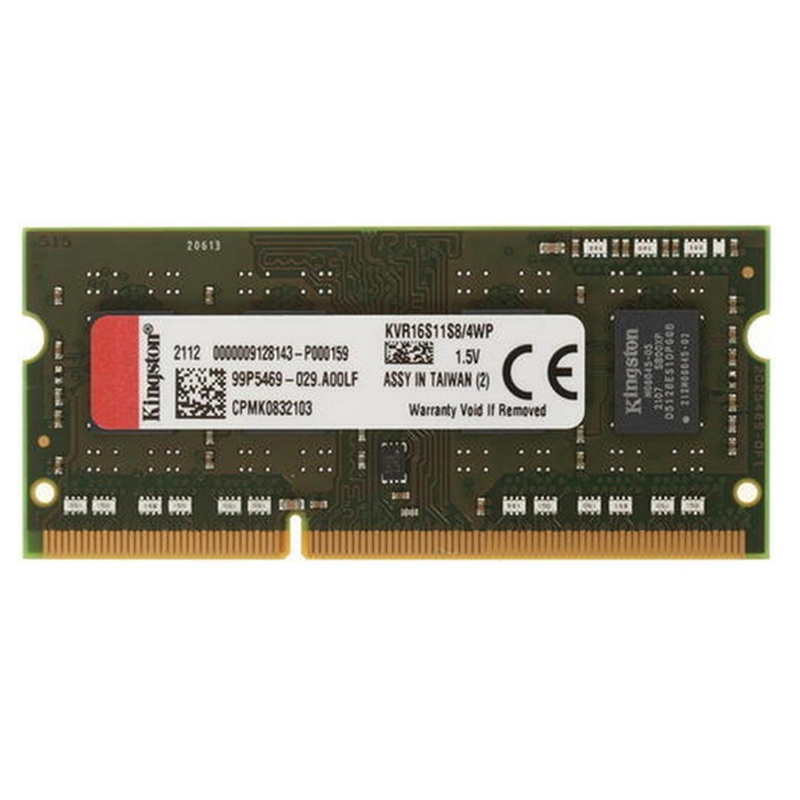 Memoria Ram Kingston 4GB 1600Mhz DDR3L SODIM - KINGSTON ALMACENAMIENTO ...