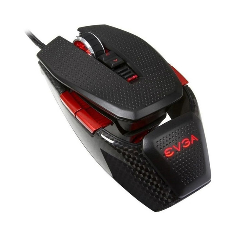 Mouse EVGA Gamer Torq X10 Carbon Negro - EVGA MOUSE GAMER - Megatone