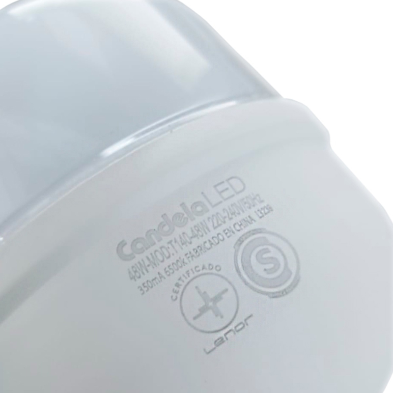 Lampara Led High Power E27 48w = 220w Luz Fria Candela - CANDELA FOCOS ...