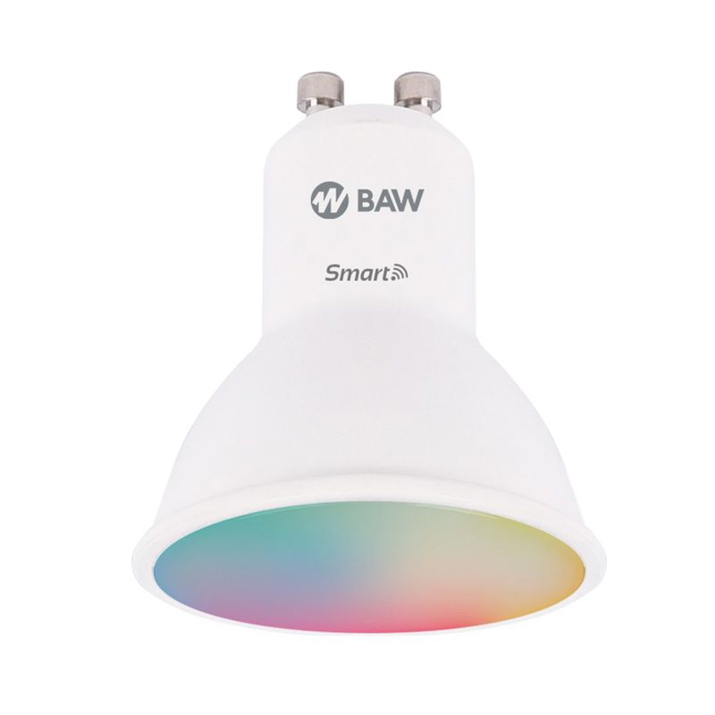 Lámpara LED Baw PAR16 Smart WiFi 7W 2700-6500° K + RGB, GU10 - BAW ...