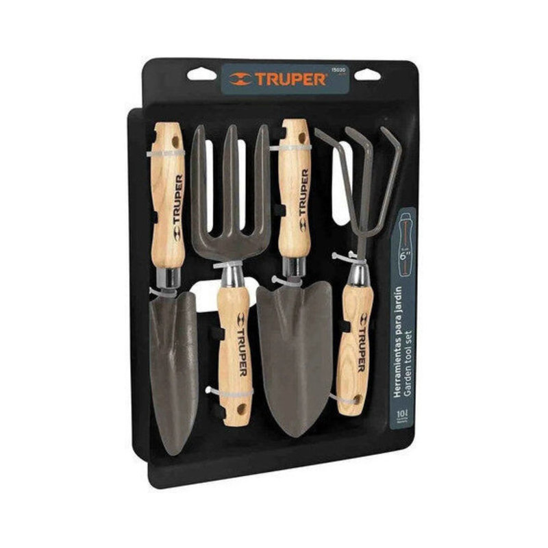 Set Kit Juego Kit De Herramientas Jardin Truper - 4 Piezas - TRUPER ...