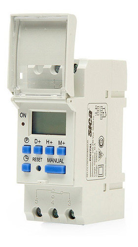 Reloj Digital Programable 2 Módulos Din 10 Amp Sica 789027 - SICA ...