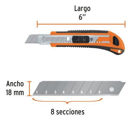Cutter Profesional 18mm Truper 16977 Metalico Con Grip - TRUPER ...