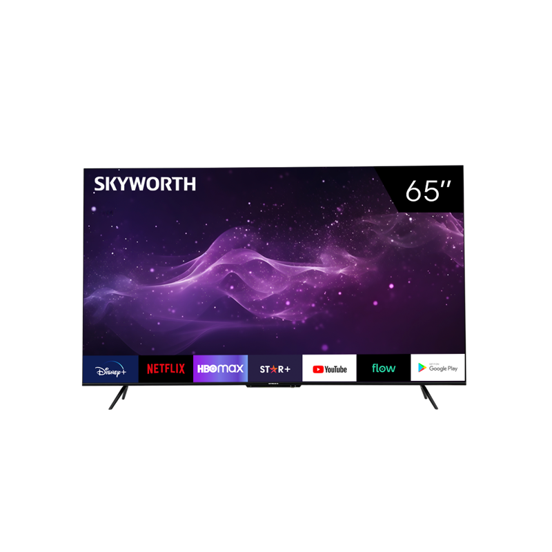 Smart TV Skyworth 65" LED 4K UHD Frameless Google TV - SKYWORTH TV LED 60P SMART - Megatone