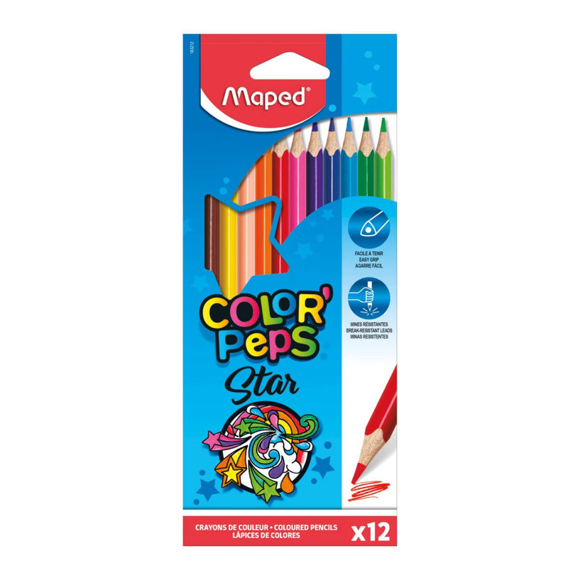 Lapices Maped Color Peps Strong Mas Resistentes X12 - MAPED UTILES ...