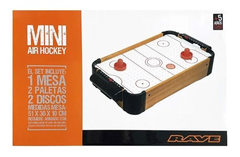 Juego De Mesa Mini Air Hockey Tejo - ISAKITO JUEGOS DE MESA - Megatone