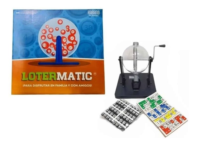 Lotermatic Bingo Loteria Bolillero Habano Juego De Mesa - HABANO JUEGOS ...