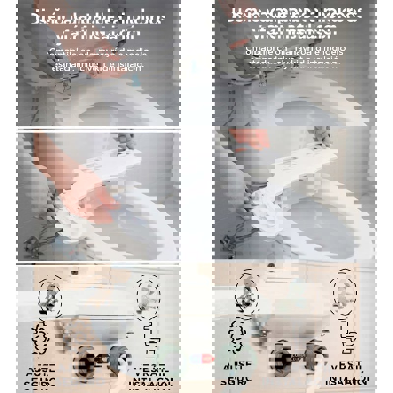 Bidet Para Inodoro Gadnic Agua Fria/caliente - GADNIC INODOROS Y BIDETS ...