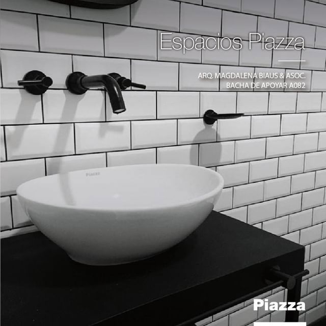 Bacha Piazza A082 De Apoyo Ovalada Blanca Loza Baño Apoyar - PIAZZA ...
