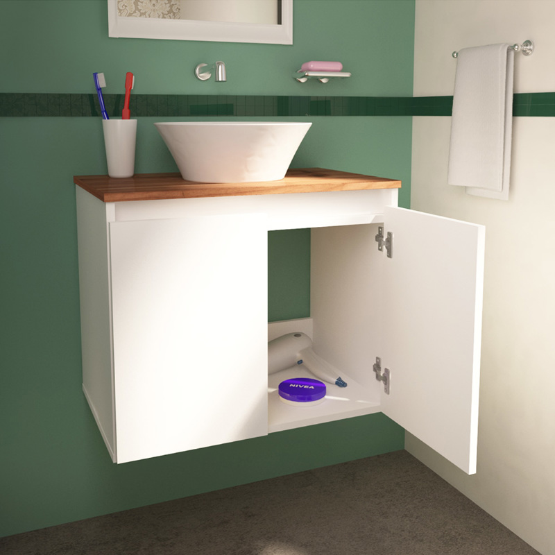 Vanitory Flotante VF6 Blanco Paraiso - CENTRO ESTANT BACHAS Y ...