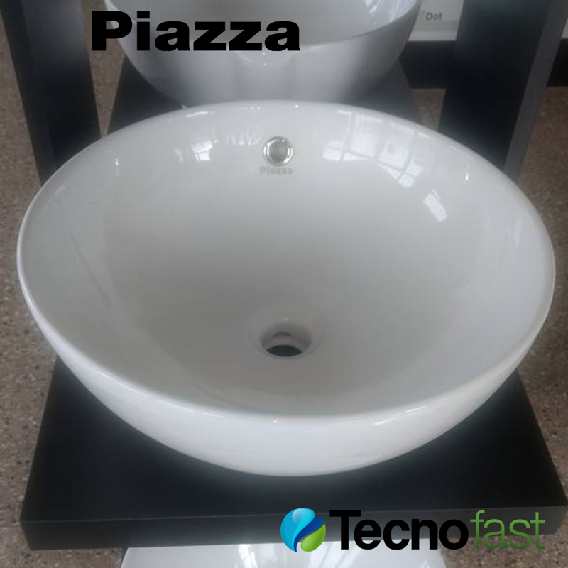Bacha Apoyo Piazza A013 Redonda 42cm Diámetro Porcelana - PIAZZA BACHAS ...