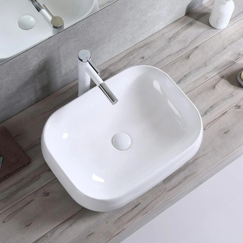 Bacha Apoyo Slim Rectangular Diseño Lavatorio Piazza A426 - PIAZZA ...