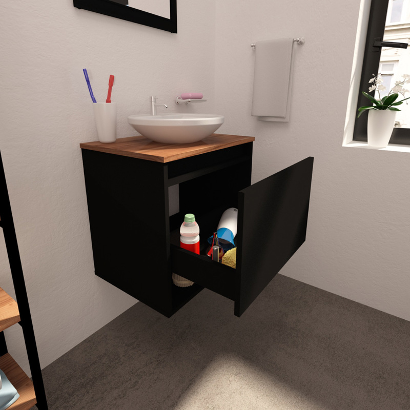 Vanitory Flotante con Cajon Centro Estant Evolution Vf12np - CENTRO ...