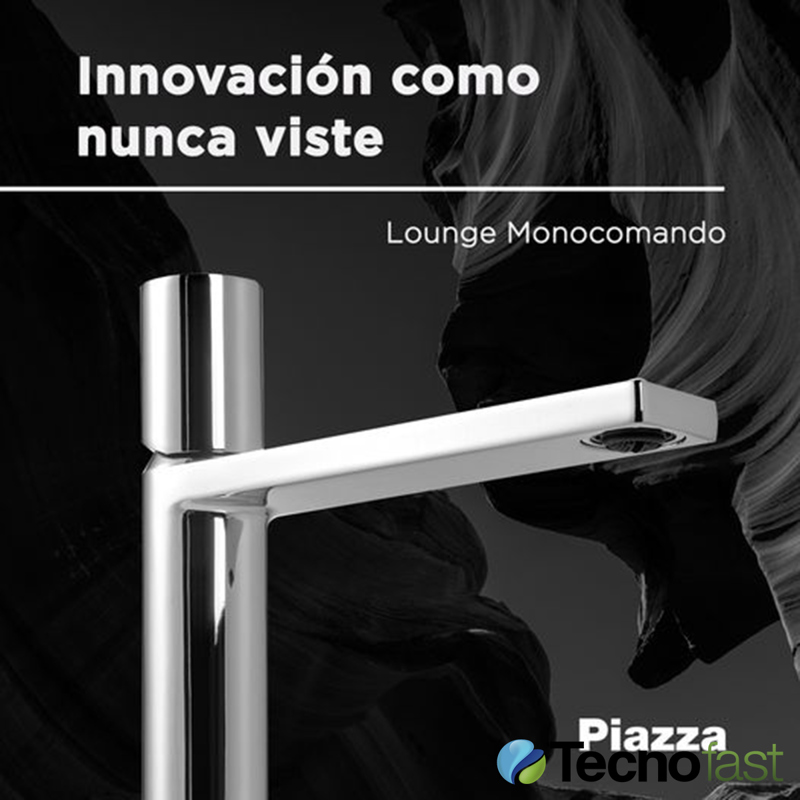 Grifería Lavatorio Monocomando Lounge Cromo Piazza 10700 - PIAZZA ...