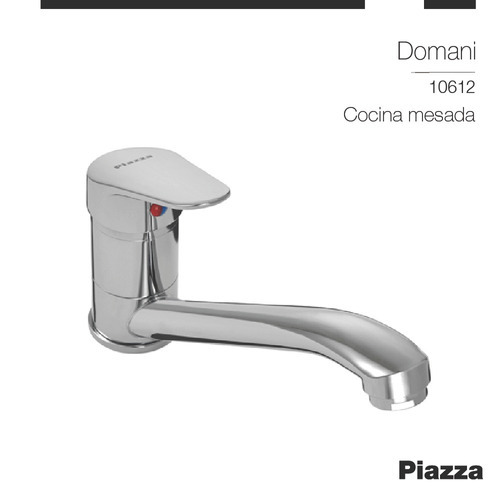 Grifería Monocomando Cocina Canilla Mesada Cromo Piazza - PIAZZA ...