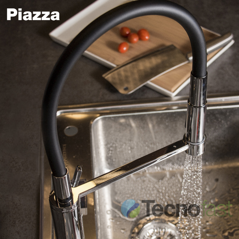 Grifo De Cocina Monocomando Piazza Kitchen Pro 10317 Cromado - PIAZZA ...
