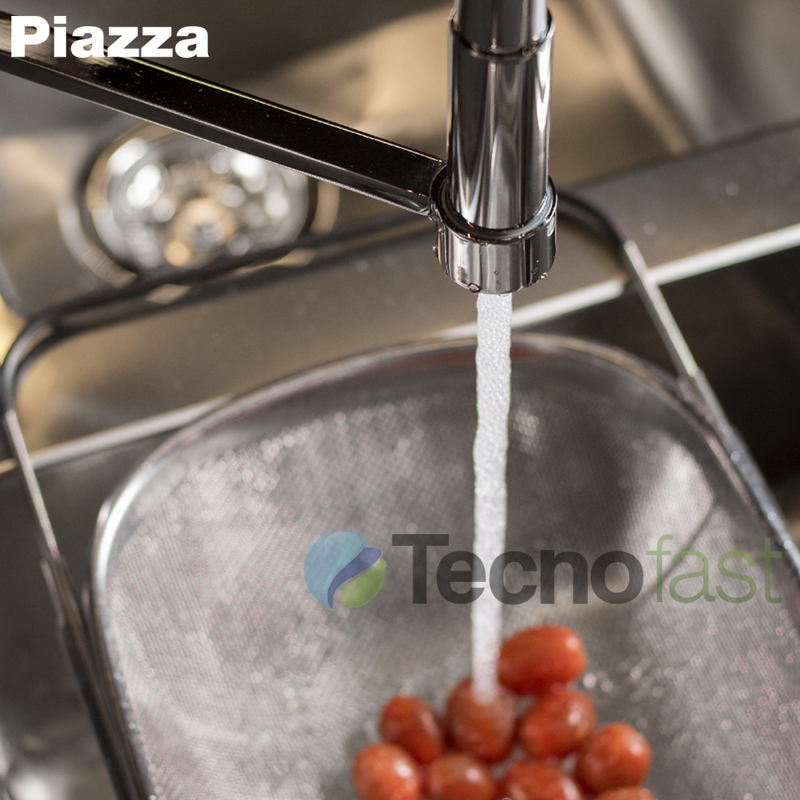 Grifo De Cocina Monocomando Piazza Kitchen Pro 10317 Cromado - PIAZZA ...
