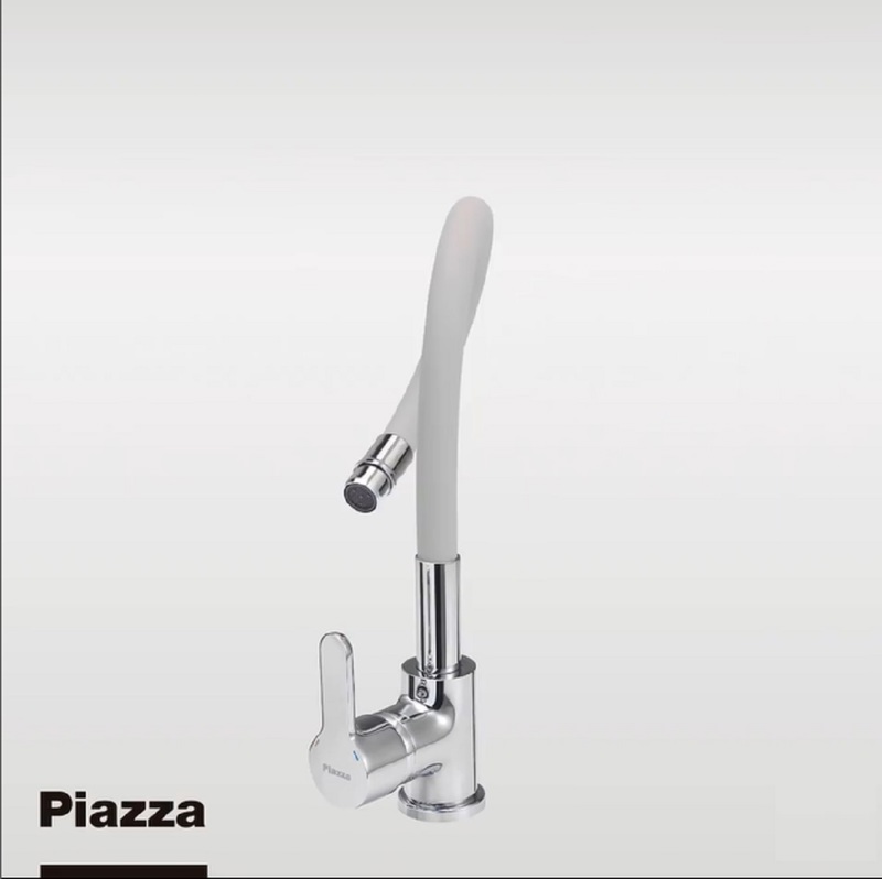 Griferia Cocina Monocomando Piazza Blanco 10016 Flexible - PIAZZA ...