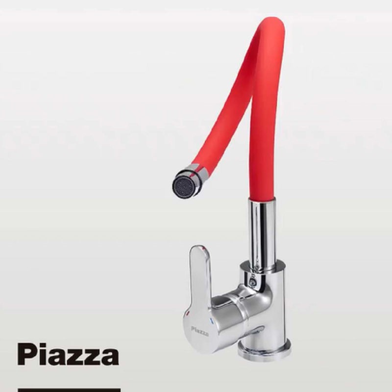 Griferia Cocina Monocomando Piazza Rojo 10016 Flexible - PIAZZA ...