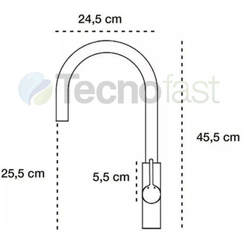 Grifo De Cocina Monocomando Piazza Kitchen Pro 10314 Cromo - PIAZZA ...