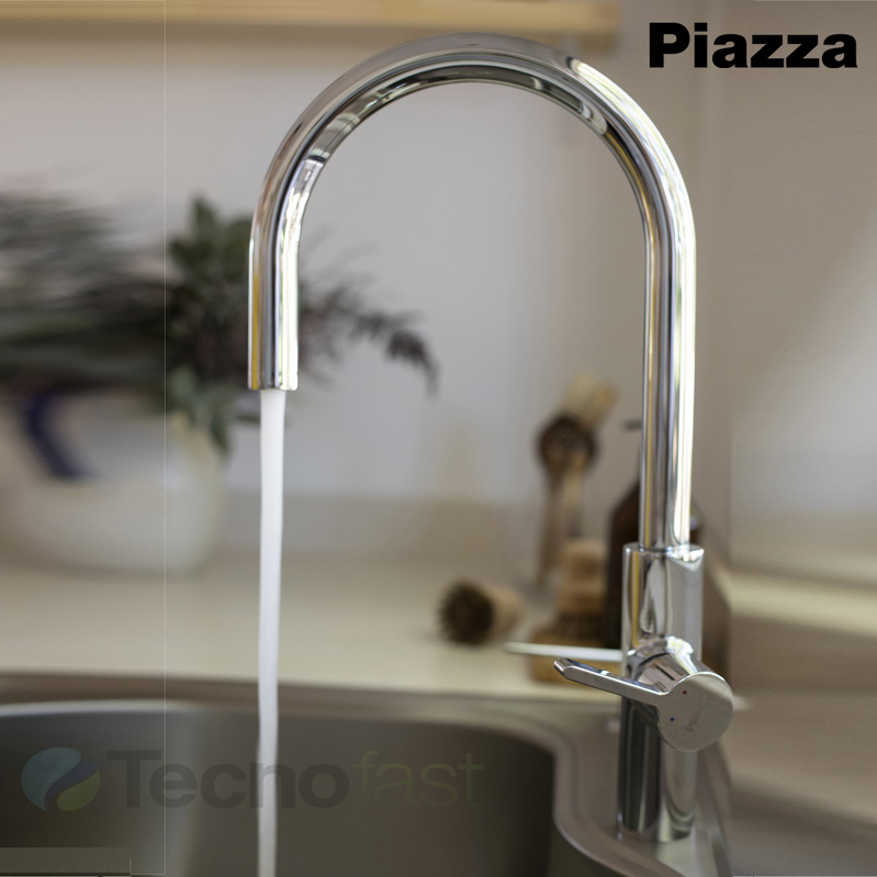 Grifo De Cocina Monocomando Piazza Kitchen Pro 10314 Cromo - PIAZZA ...