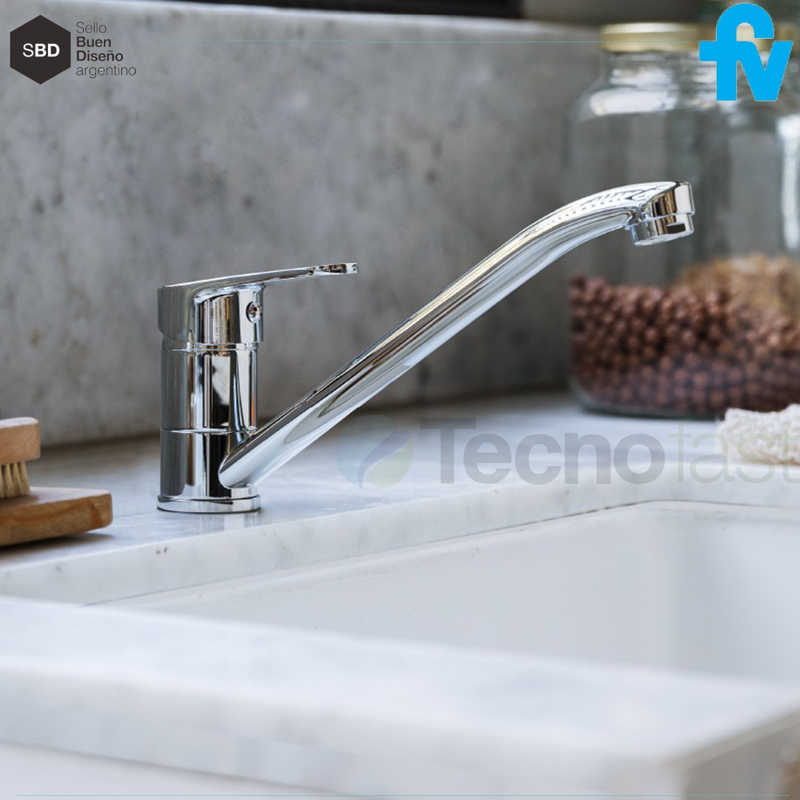 Griferia Cocina Monocomando Fv Arizona Mesada 0411.01/b1 Cr - FV ...