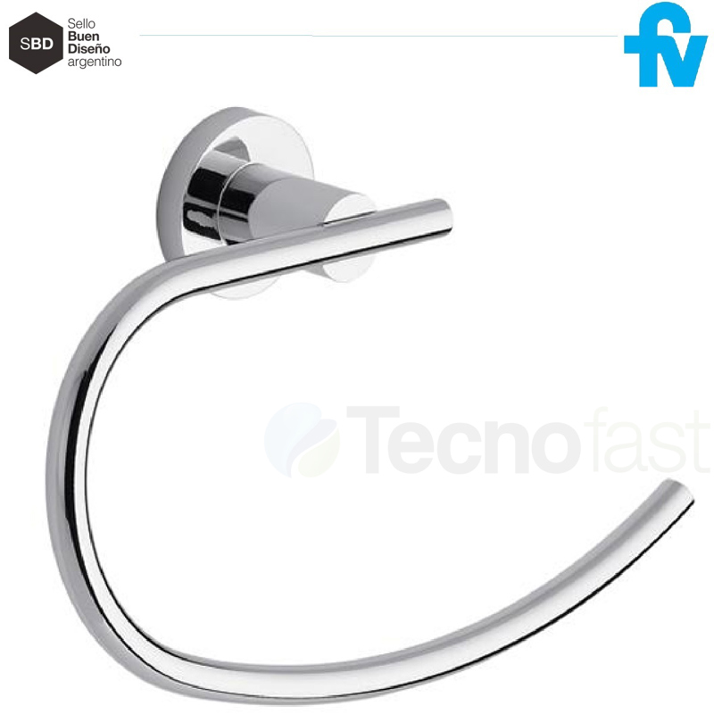 Combo Accesorios Fv Libby Toallero aro + 2 Perchas - FV SET Y ACCESORIOS BANO - Megatone