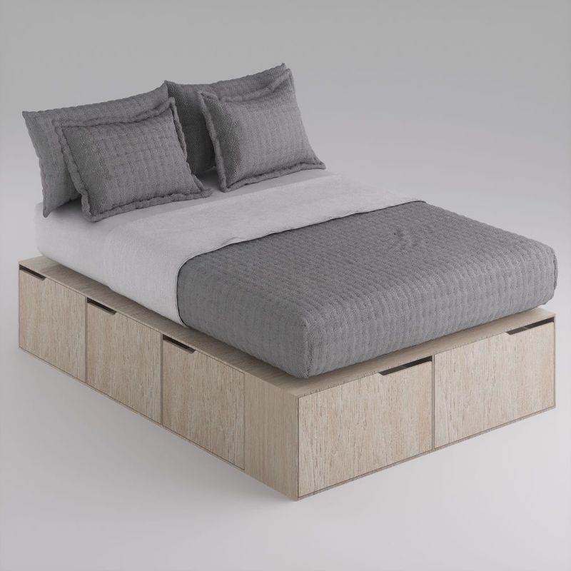 Cama Box EMC King con 6 Cajones y 2 Zapateros - EMC CAMAS BOX Y ...