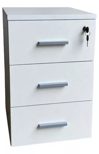 Cajonera Rodante 35x40x60 De 3 Cajones Llave - ABC1 COMODAS Y CAJONERAS ...