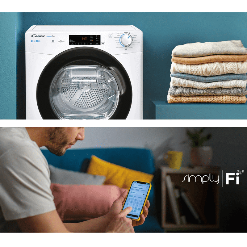 Secarropas Candy SmartPro carga frontal 9 Kg - CSOEC9TBE-12 - CANDY ...