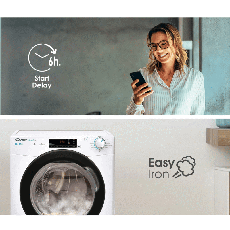 Secarropas Candy SmartPro carga frontal 9 Kg - CSOEC9TBE-12 - CANDY ...