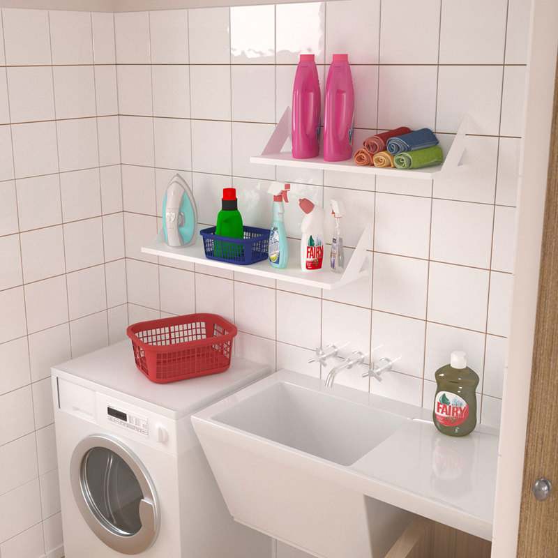 Combo X2 Centro Estant Estante Repisa Con Ménsula 60x20 Cm - CENTRO ...