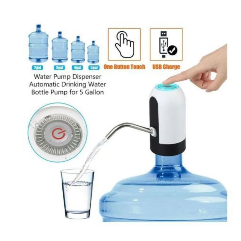 Bomba Dispenser con Luz Recargable - GENERICO BOMBAS DE AGUA - Megatone