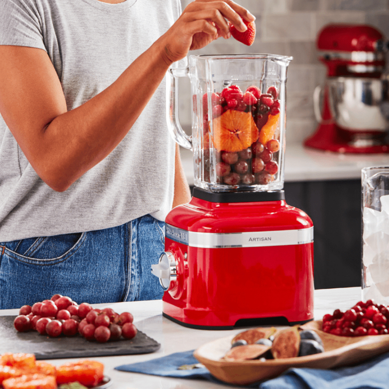 Licuadora K400 KitchenAid con Jarra de Vidrio Roja LKSB4026RER ...