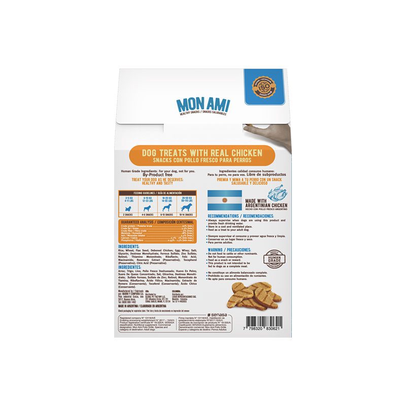 Snacks Mon Ami Sabor Menta 400G - 5 HISPANOS ALIMENTO PARA MASCOTAS ...