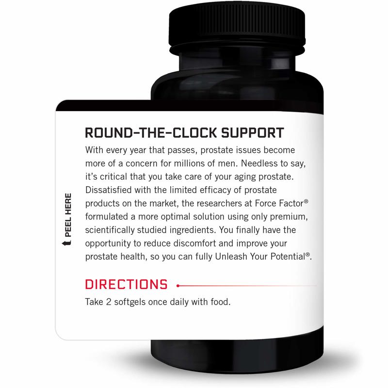 Suplemento Force Factor Prostate Saw Palmetto para hombre, 60 unidades ...